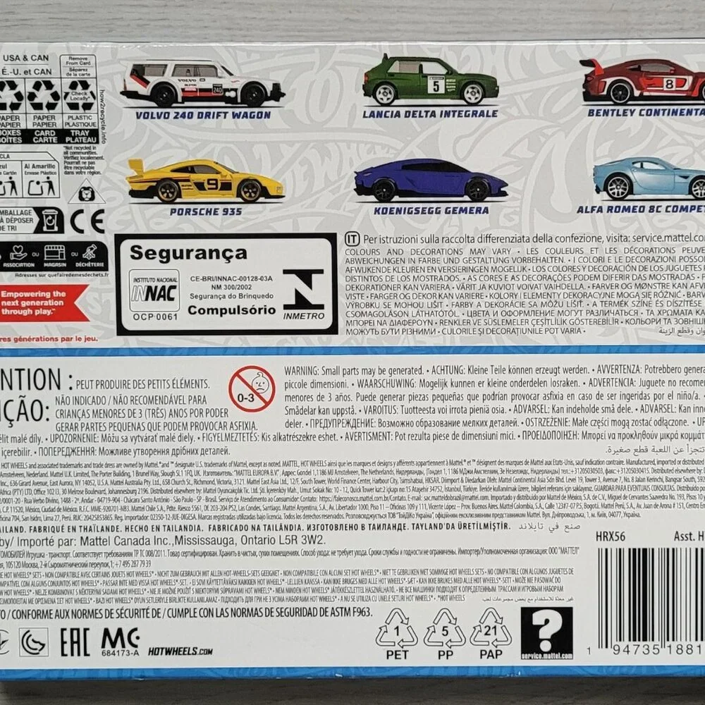 Hot Wheels | Toys | Hot Wheels 223 European Import Themed Multipack Box ...